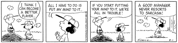 August 1985 comic strips | Peanuts Wiki | Fandom