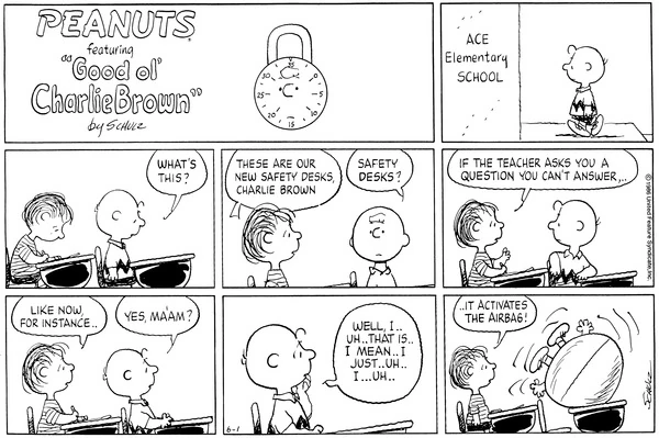 June 1986 comic strips | Peanuts Wiki | Fandom