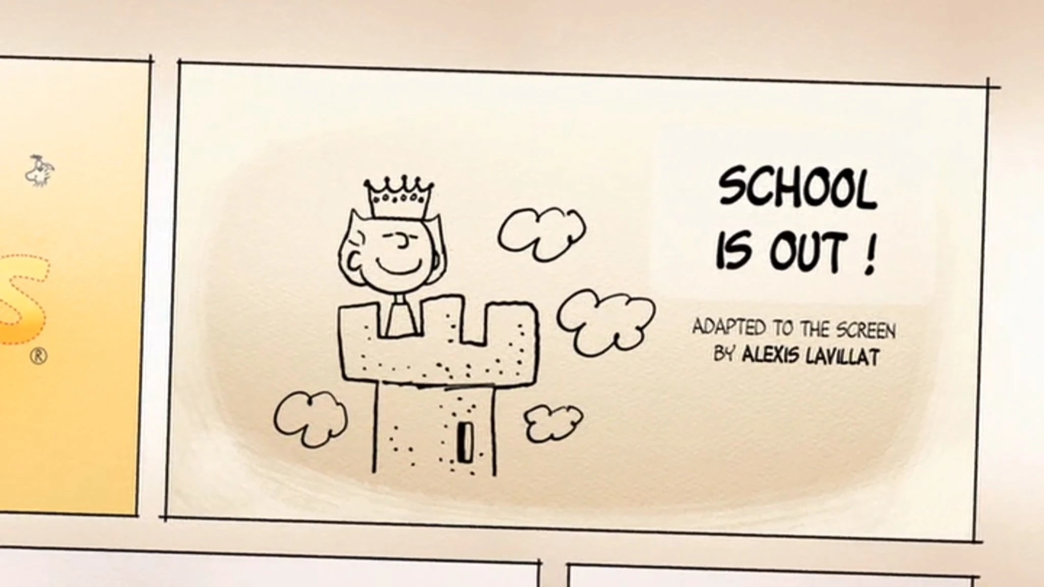 peanuts comic school