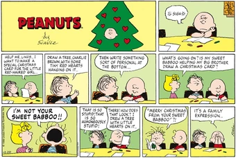 Peanuts Christmas Comic