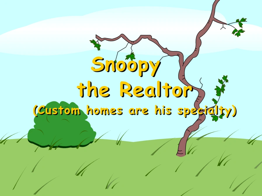 Snoopy the Realtor | Peanuts Wiki | Fandom