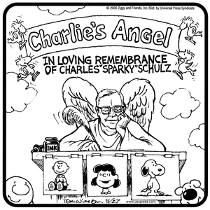 Charles Schultz Last Cartoon