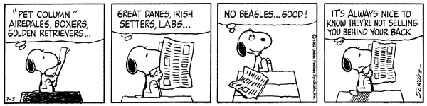 July 1982 comic strips | Peanuts Wiki | Fandom