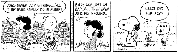 September 1992 comic strips | Peanuts Wiki | Fandom