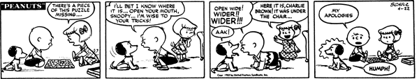 April 1952 comic strips | Peanuts+BreezeWiki