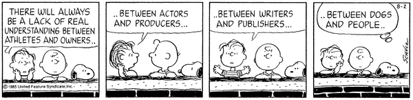 August 1985 comic strips | Peanuts Wiki | Fandom