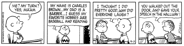 September 1986 comic strips | Peanuts Wiki | Fandom
