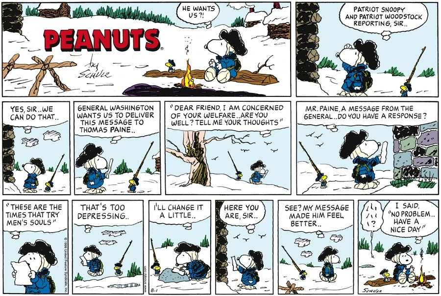 August 1999 comic strips | Peanuts Wiki | Fandom