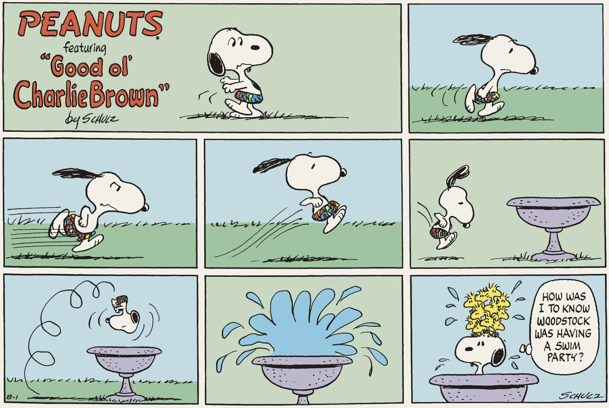 August 1976 comic strips | Peanuts Wiki | Fandom