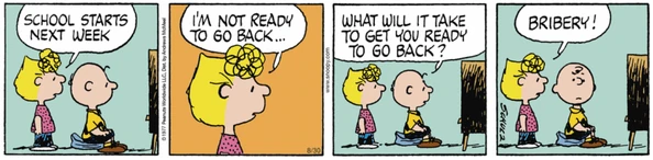 September 1977 comic strips | Peanuts Wiki | Fandom
