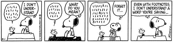 August 1981 comic strips | Peanuts Wiki | Fandom