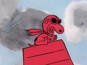 Snoopy Flying Ace Comic Strip
