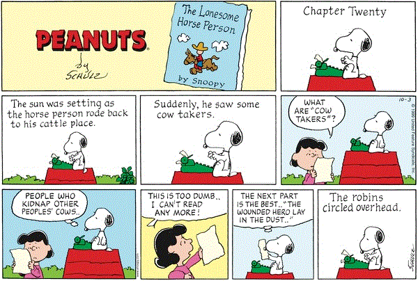 October 1999 comic strips | Peanuts Wiki | Fandom