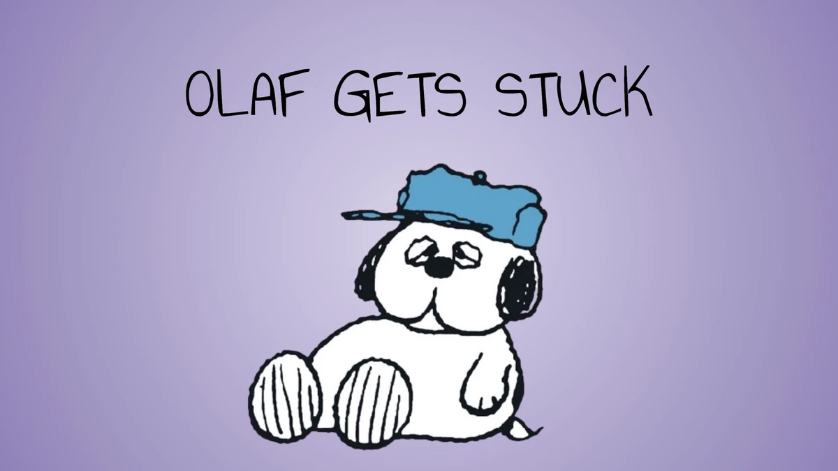 Olaf Gets Stuck | Peanuts Fanon Wiki | Fandom