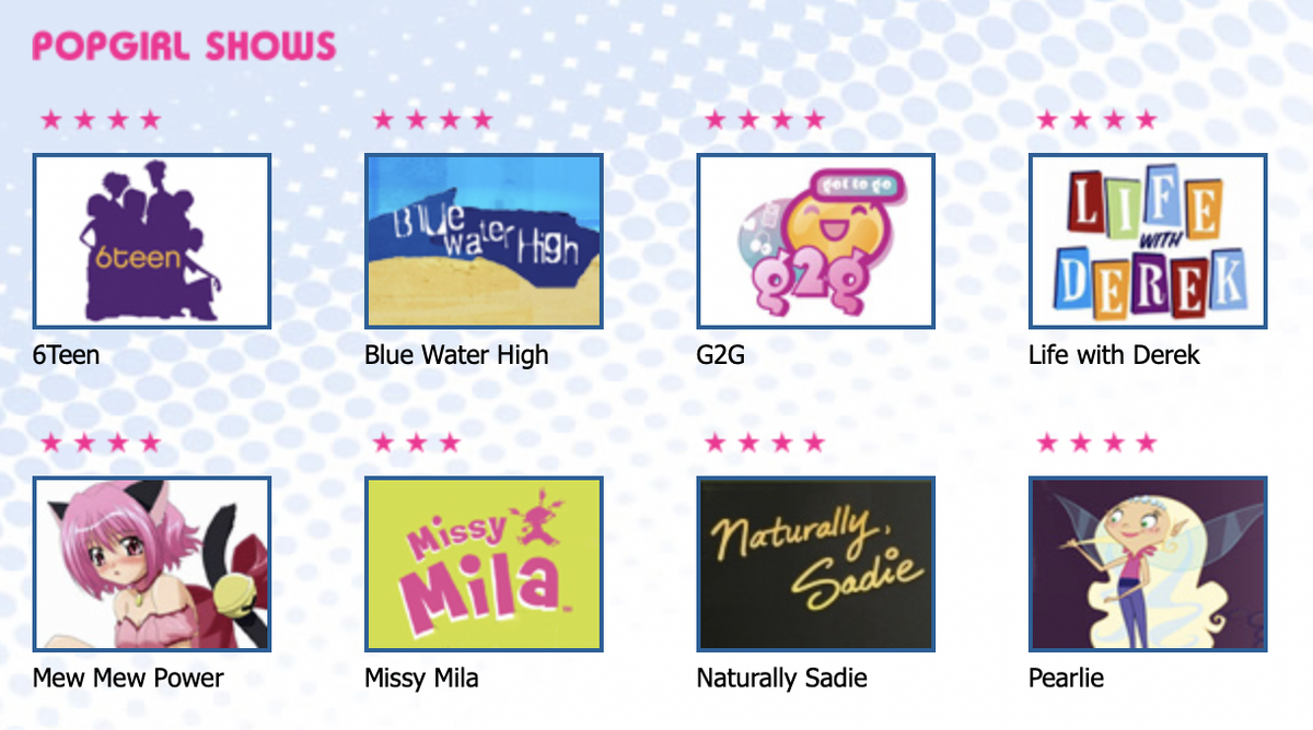 Pop Girl TV | Pearlie Wiki | Fandom