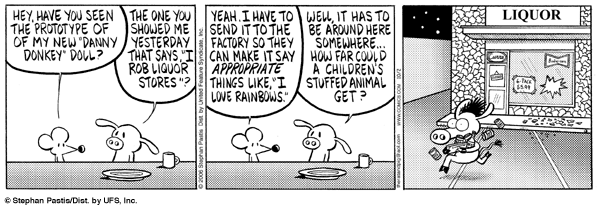 Danny Donkey Doll | Pearls Before Swine Wiki | Fandom