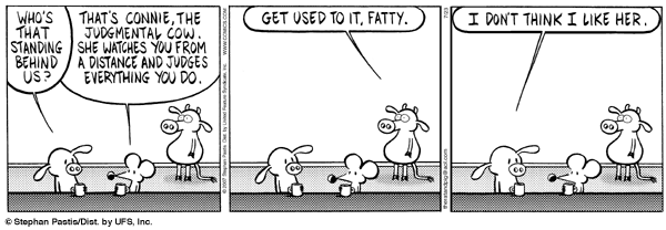 Connie the Judgmental Cow | Pearls Before Swine Wiki | Fandom