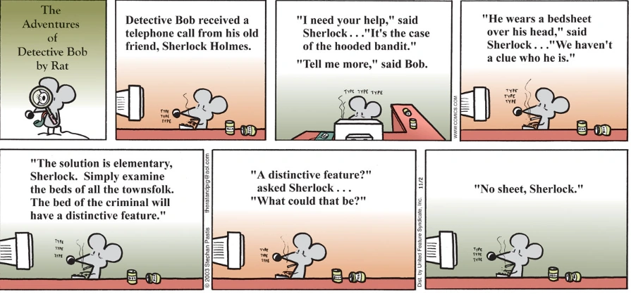 The Adventures Of Detective Bob | Pearls Before Swine Wiki | Fandom