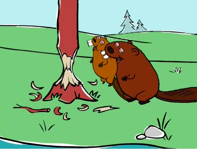 Beaver Mom & Beaver Dad | Peep and the Big Wide World Wiki | Fandom