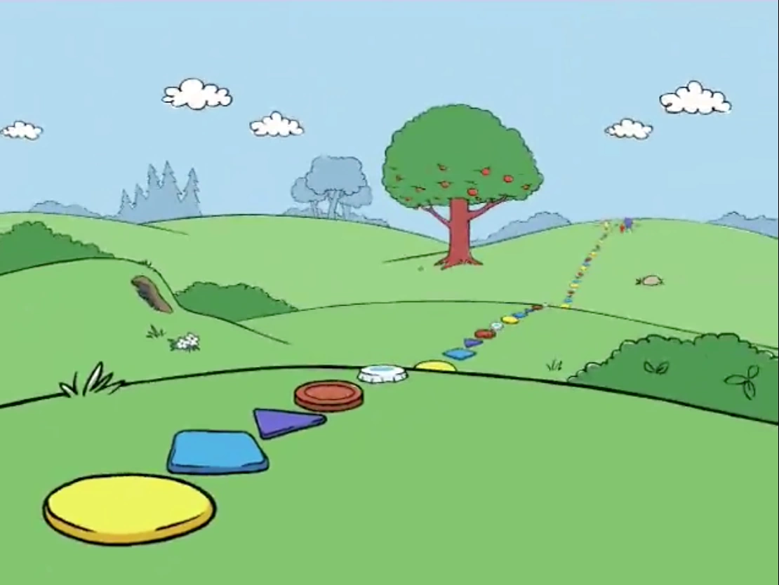 Yellow, Blue, Purple, Red, and a Bottle Cap | Peep and the Big Wide ...