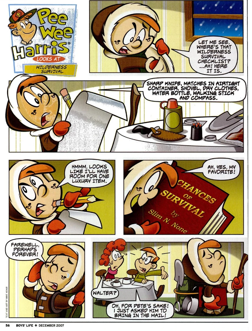 2007 Pee Wee Harris strips | Pee-Wee Harris Wikia | Fandom