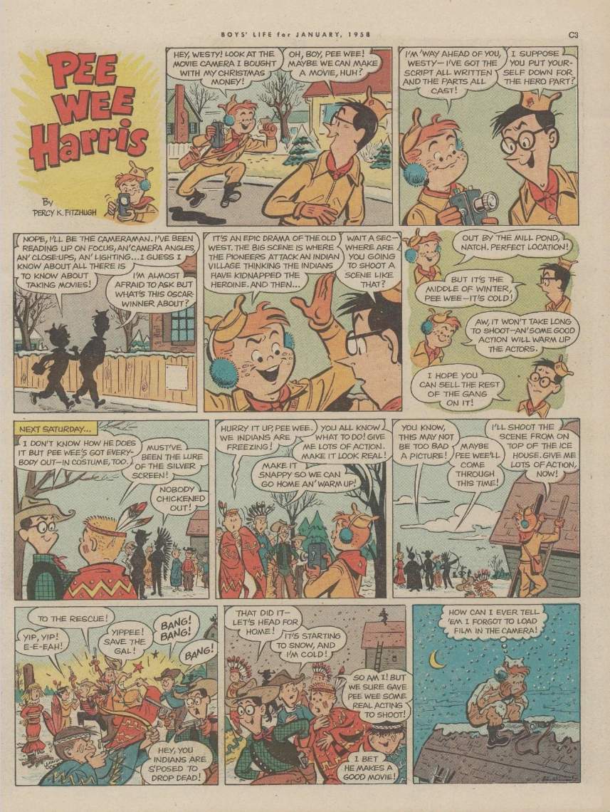 1958 Pee Wee Harris strips | Pee-Wee Harris Wikia | Fandom