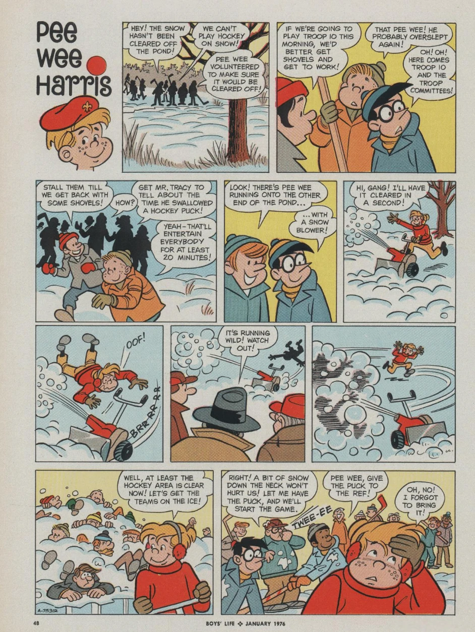 1976 Pee Wee Harris strips | Pee-Wee Harris Wikia | Fandom
