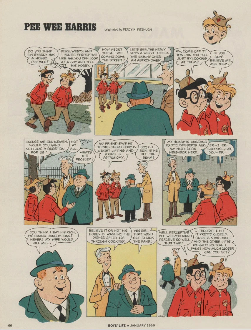1969 Pee Wee Harris strips | Pee-Wee Harris Wikia | Fandom