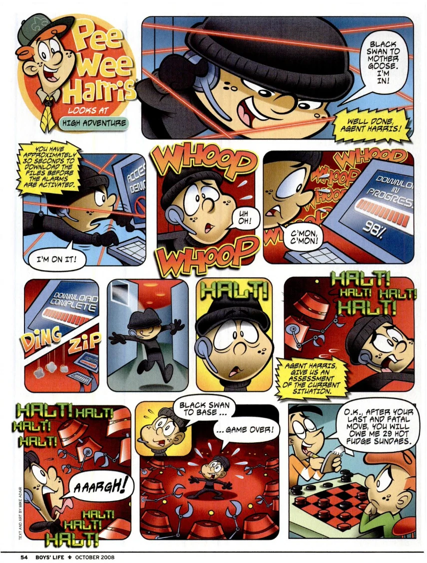 2008 Pee Wee Harris strips | Pee-Wee Harris Wikia | Fandom