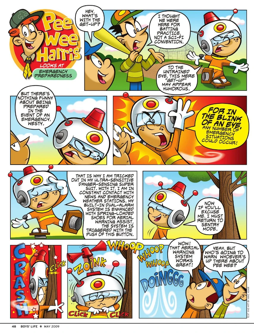 2009 Pee Wee Harris strips | Pee-Wee Harris Wikia | Fandom