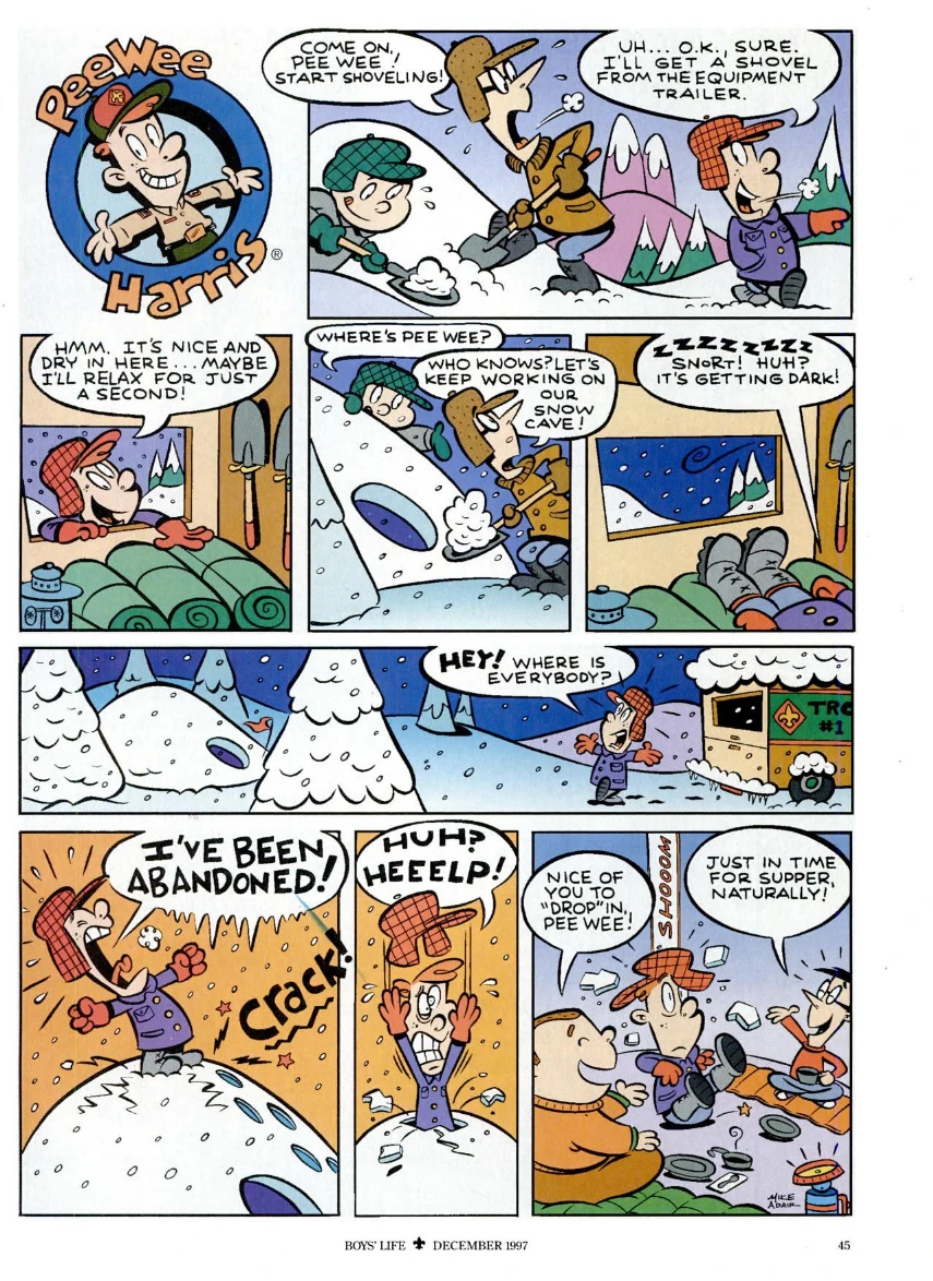 1997 Pee Wee Harris strips | Pee-Wee Harris Wikia | Fandom