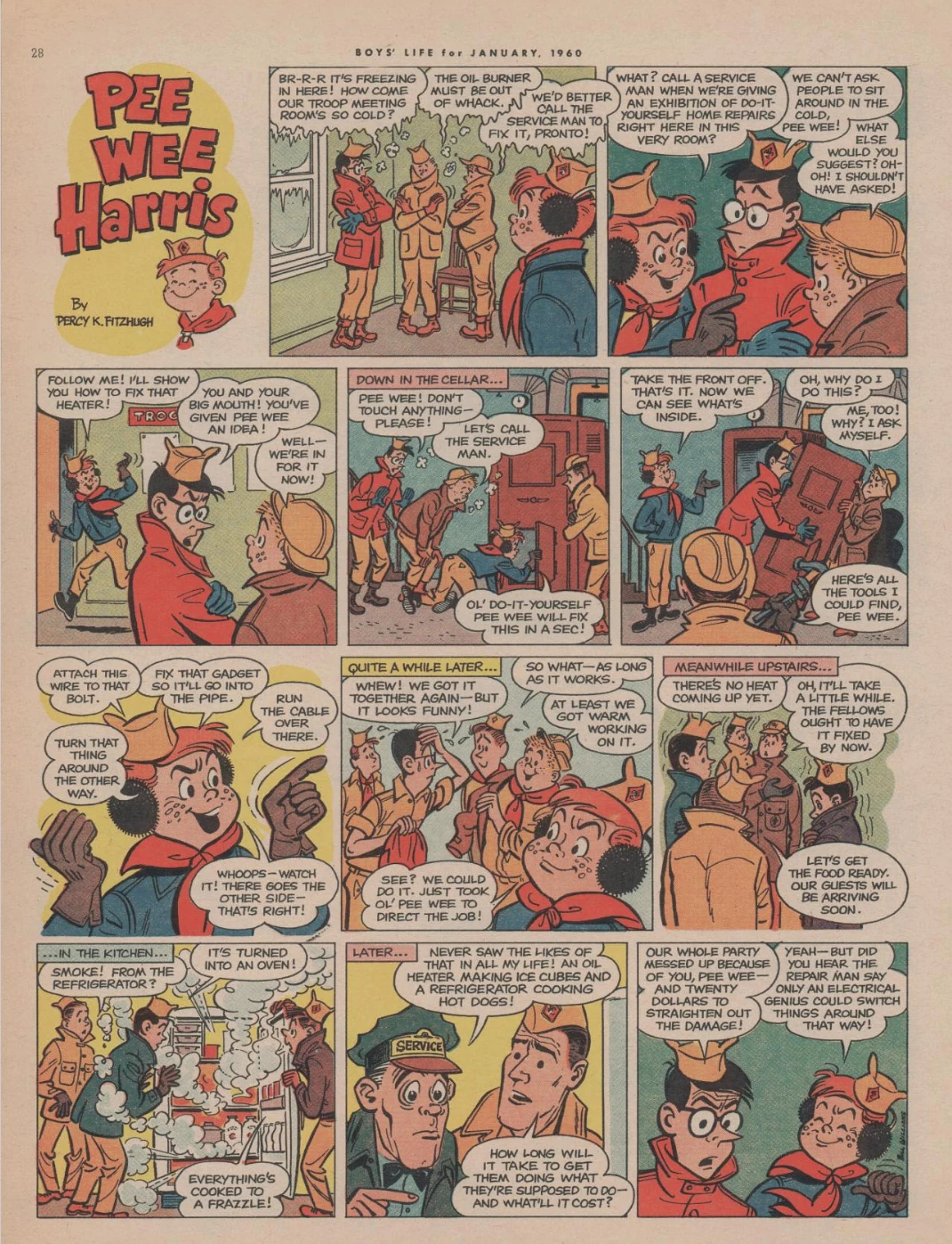 1960 Pee Wee Harris strips | Pee-Wee Harris Wikia | Fandom