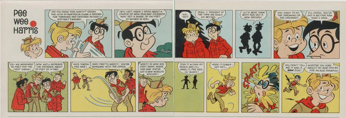 1972 Pee Wee Harris strips | Pee-Wee Harris Wikia | Fandom