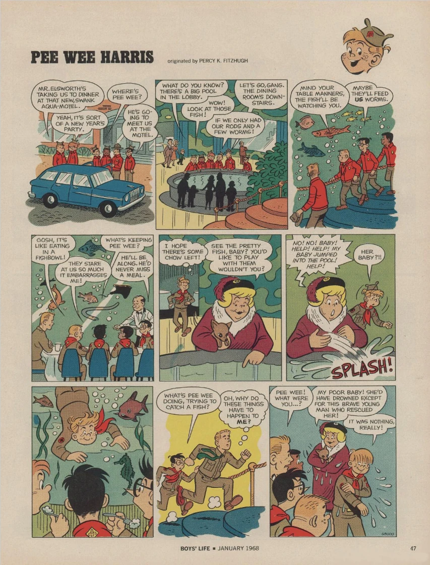 1968 Pee Wee Harris strips | Pee-Wee Harris Wikia | Fandom