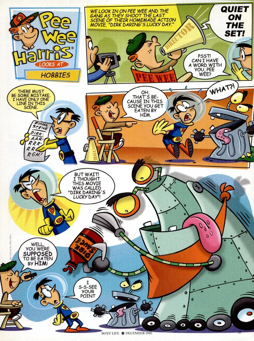 2002 Pee Wee Harris strips | Pee-Wee Harris Wikia | Fandom