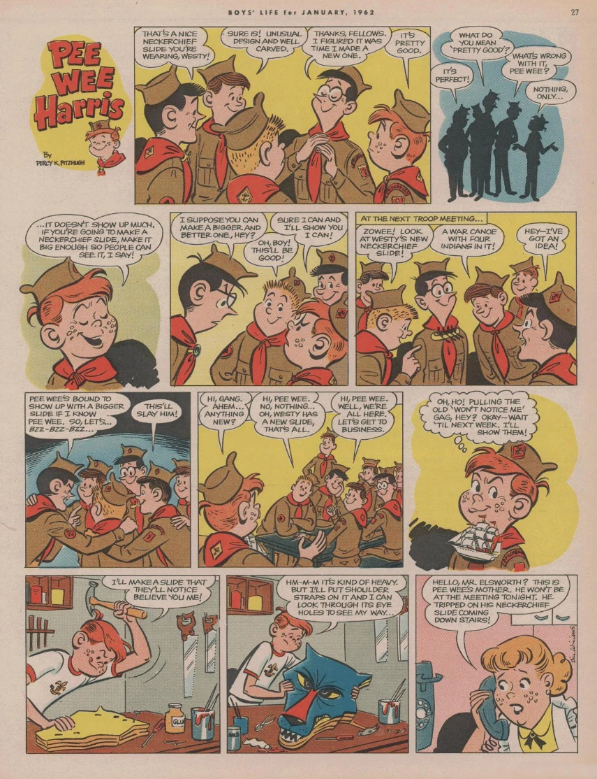 1962 Pee Wee Harris strips | Pee-Wee Harris Wikia | Fandom