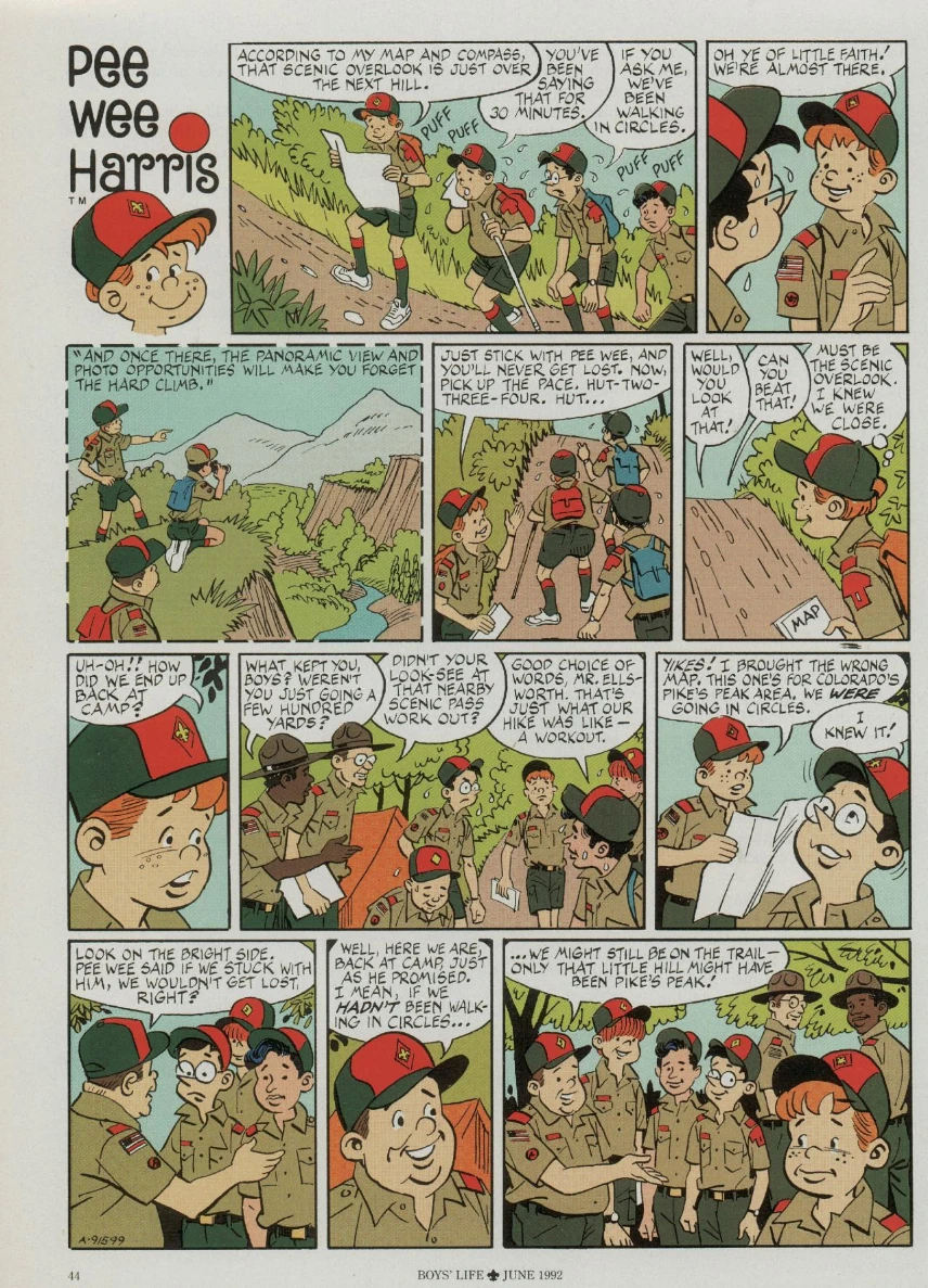 1992 Pee Wee Harris strips | Pee-Wee Harris Wikia | Fandom