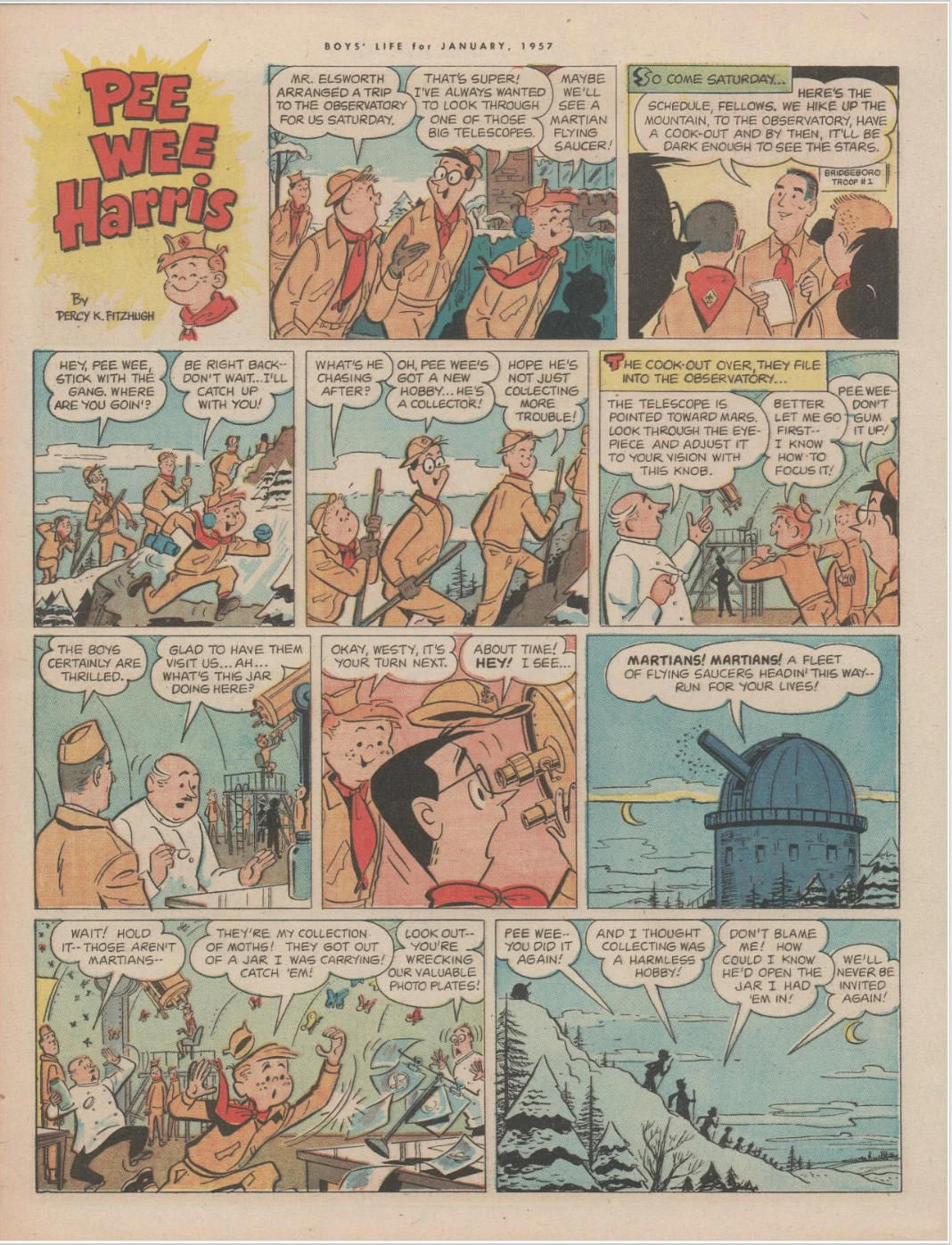 1957 Pee Wee Harris strips | Pee-Wee Harris Wikia | Fandom