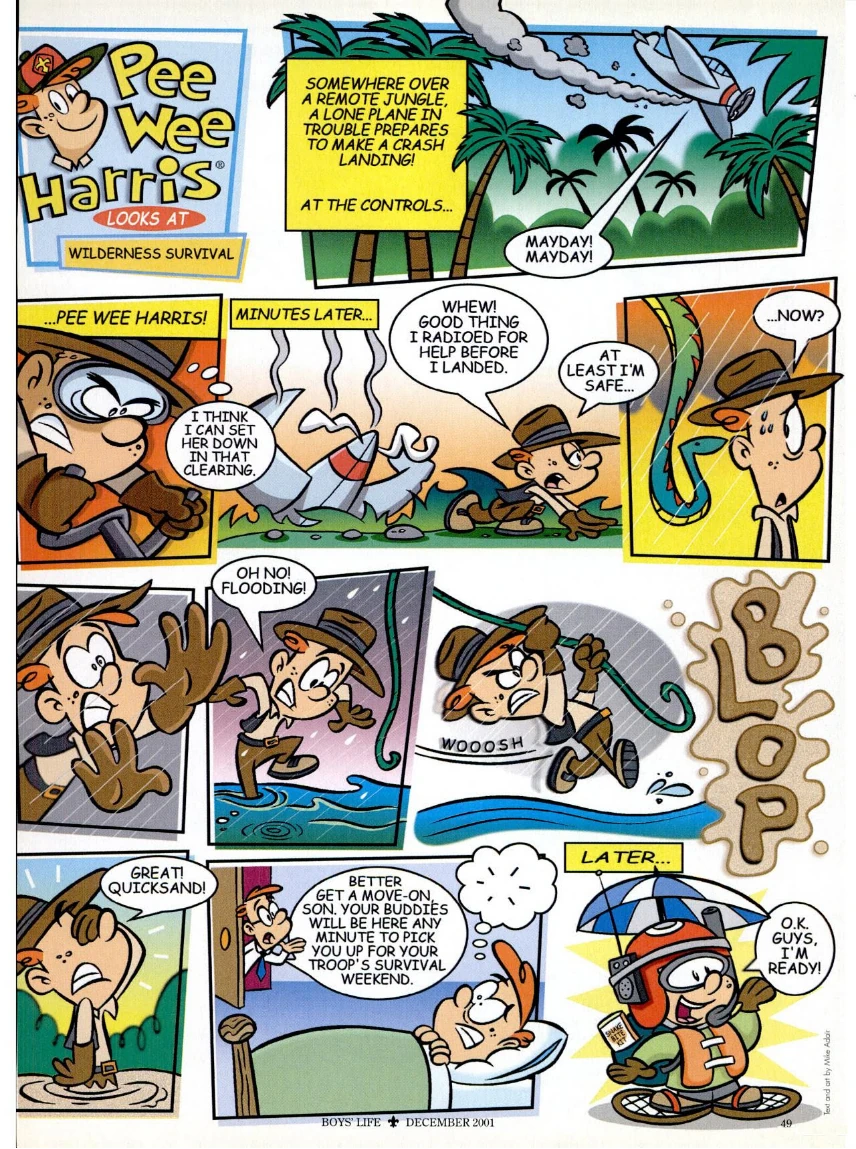 2001 Pee Wee Harris strips | Pee-Wee Harris Wikia | Fandom