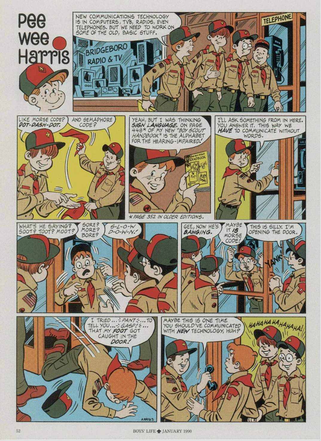 1990 Pee Wee Harris strips | Pee-Wee Harris Wikia | Fandom