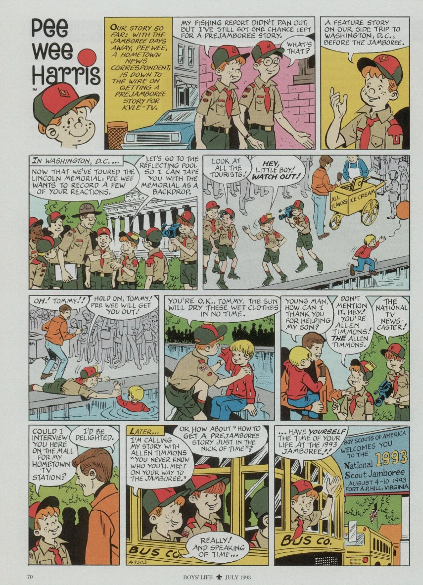 1993 Pee Wee Harris strips | Pee-Wee Harris Wikia | Fandom