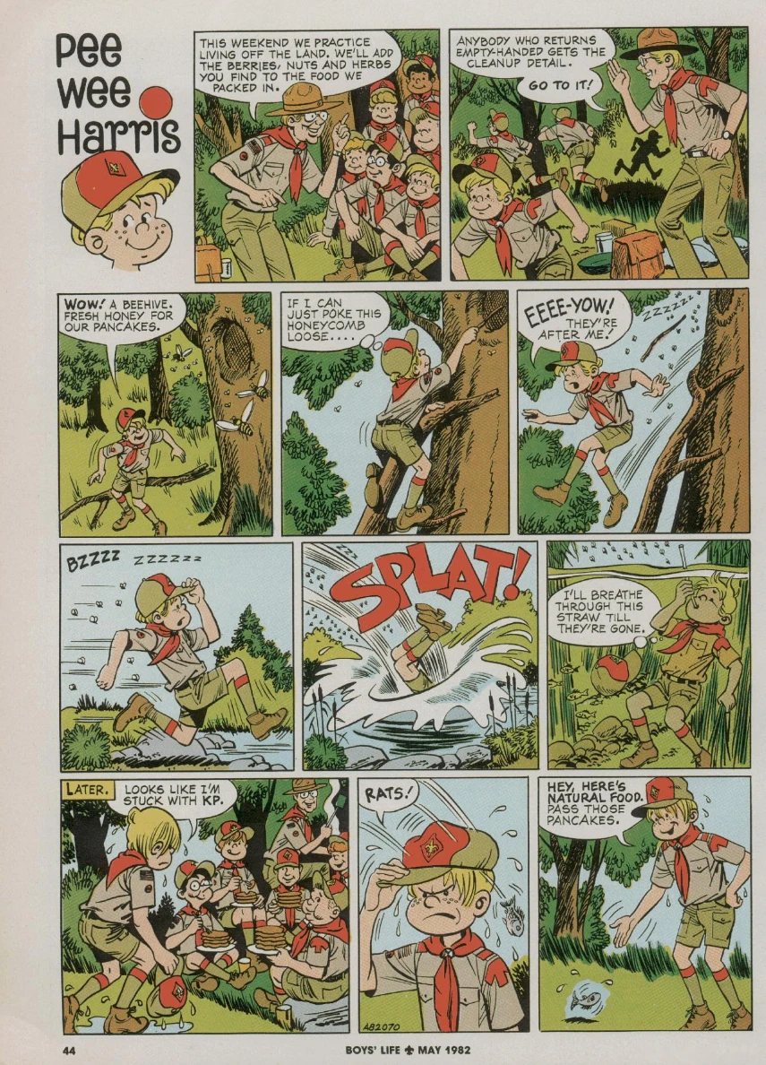1982 Pee Wee Harris strips | Pee-Wee Harris Wikia | Fandom