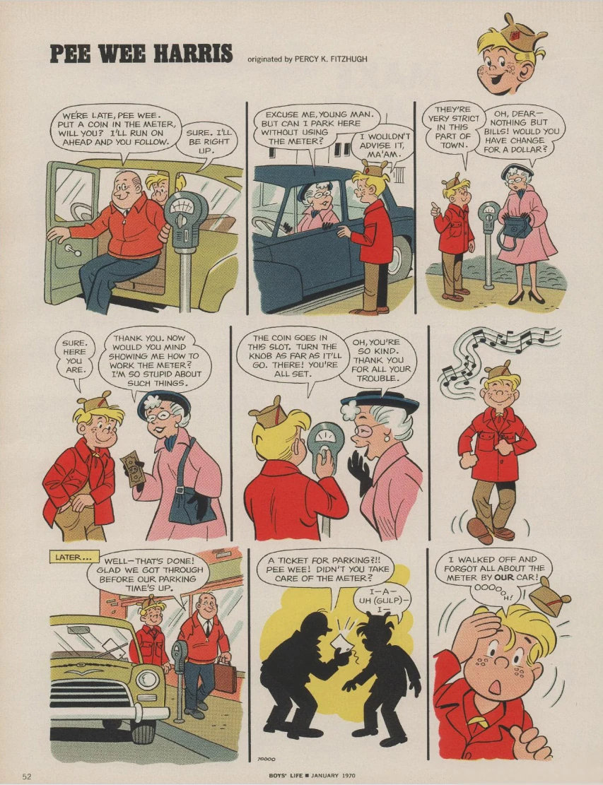 1970 Pee Wee Harris strips | Pee-Wee Harris Wikia | Fandom