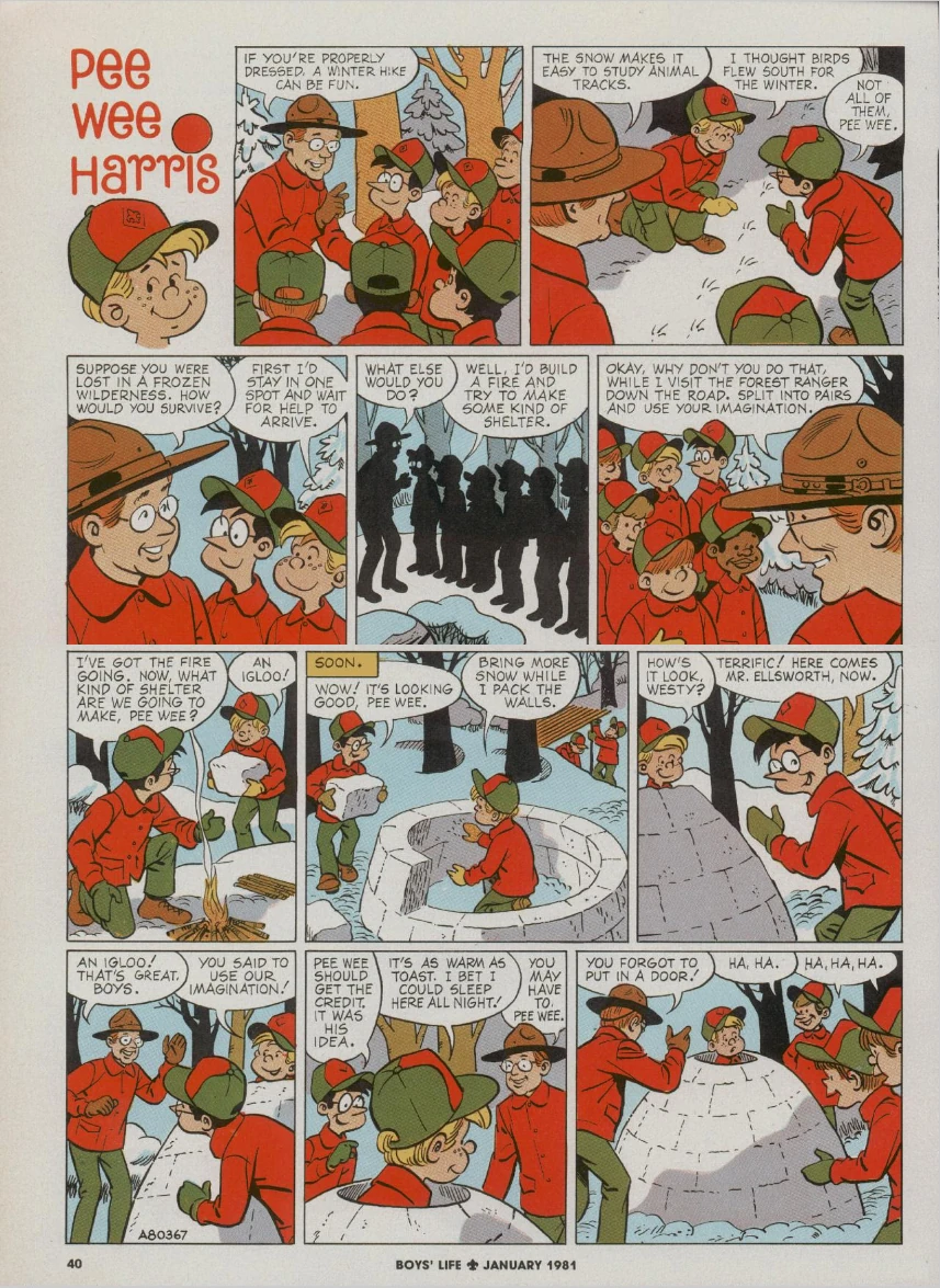 1981 Pee Wee Harris strips | Pee-Wee Harris Wikia | Fandom