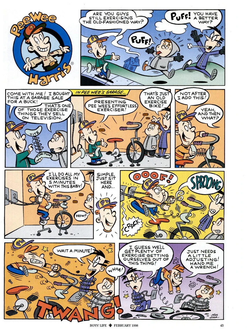 1998 Pee Wee Harris strips | Pee-Wee Harris Wikia | Fandom