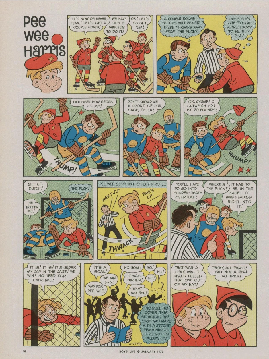 1978 Pee Wee Harris strips | Pee-Wee Harris Wikia | Fandom
