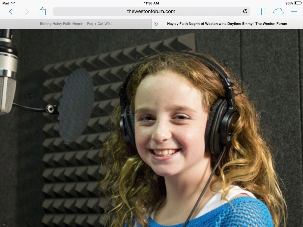 Hayley Faith Negrin | Peg + Cat Wiki | Fandom