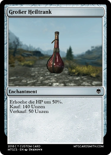 Großer Heiltrank | Pen and Paper - Myrmidonen Wiki | Fandom