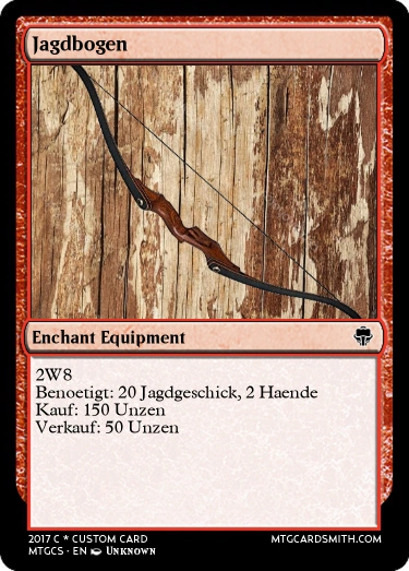 Jagdbogen | Pen and Paper - Myrmidonen Wiki | Fandom