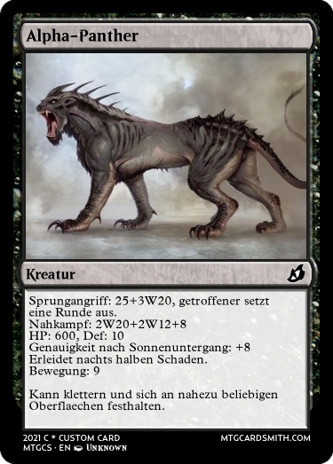 Alpha-Panther | Pen and Paper - Myrmidonen Wiki | Fandom